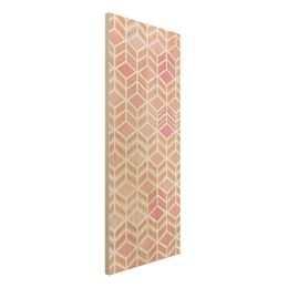 Holzbild Take the Cake Gold und Rose