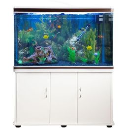 Monster-shop - 300L Aquarium Komplettset mit Unterschrank & blauer Kies