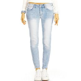 be styled Skinny-fit-Jeans Low Waist Hüftjeans enge röhrige Stretch Jeans