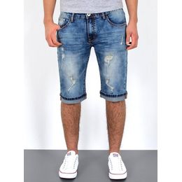 ESRA Jeansshorts A373 Herren Jeans Shorts Hose