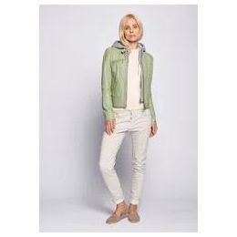 Lederjacke Maze "Mico" Gr. L, grün (green dust) Damen Jacken