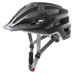 Mountainbikehelm Cratoni "MTB-Fahrradhelm C-Flash" Gr. 57, schwarz (schwarz, anthrazit matt), Helme, 57/59 Kopfumfang: 57cm - 59cm, Reflektoren, dreifache Höhenverstellung