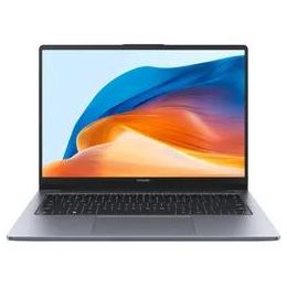 Huawei Notebook "MateBook D14 2024 i5-12450H 16GB/512GB" Notebooks Intel UHD Graphics, Fingerabdrucksensor, eingelassene 720p HD Kamera Gr. 16 GB RAM 512 GB SSD, Core i5, Microsoft Windows 11 Home 64-bit, grau (dunkelgrau)