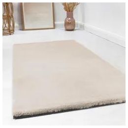 Hochflor-Teppich Esprit "Alice Kunstfell" Teppiche Gr. B: 200 cm 1 St., 25 mm, L: 290 cm, beige (creme, beige) Kaninchenfell-Haptik, besonders weich und dicht, für alle Räume