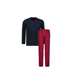 ADAMO Schlafanzug (1 tlg) Herren VS-Pyjama in Langgrößen bis 5XLT