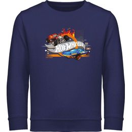 Shirtracer Sweatshirt 8-Bit Logo Hot Wheels Mädchen