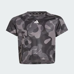 Adidas Essentials AEROREADY Seasonal Print Kids Crop-Shirt