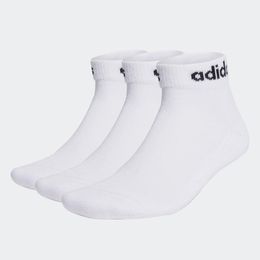 Adidas Linear Cushioned Ankle Socken, 3 Paar