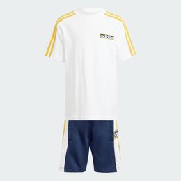 Adidas Adibreak Set aus T-Shirt und Shorts