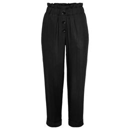 Lascana Pleat-Front Pants female Black size 38