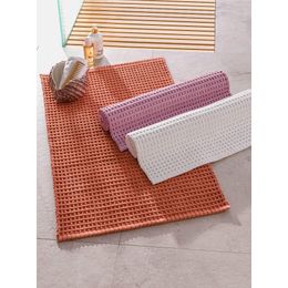 Badematte HEINE HOME Badematten Gr. rechteckig (50cm x 90cm),, rosa (rose)