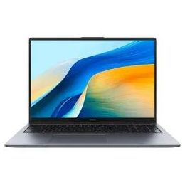 Huawei Notebook "MateBook D16 2024" Notebooks Intel Core i5-13420H, 16 GB LPDDR4X RAM, 1 TB SSD mSATA (PCIe) Gr. 16 GB RAM 1000 GB SSD, Core i5, Microsoft Windows 11 Home, grau (dunkelgrau)