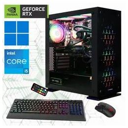 Hyrican GAMEMAX Gaming-PC "Onyx II 7289" Computer DDR5-RAM, PCIe SSD Gen4, Windows 11 Gr. Microsoft Windows 11 Home (64 Bit), 32 GB RAM 2000 GB SSD, schwarz