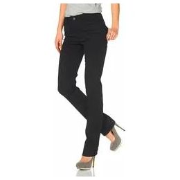 Stretch-Jeans MAC "Dream" Gr. 48, Länge 30, schwarz (black30) Damen Jeans mit Stretch für den perfekten Sitz