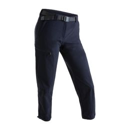 Funktionshose Maier Sports "Lulaka 7/8" Gr. 36, Normalgrößen, blau (dunkelblau) Damen Hosen Wanderhose, atmungsaktive und elastische Outdoor-Hose