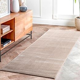Teppich Sehrazat "Lima" Teppiche Gr. B/L: 160 cm x 230 cm, 10 mm, 1 St., grau (grau, beige) Esszimmerteppiche Kurzflorteppich mit dezentem Glanz, hochwertige Verarbeitung