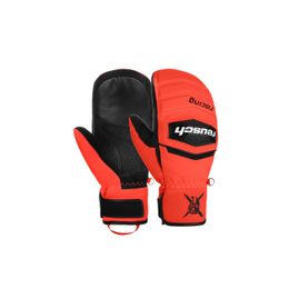 Fäustlinge Reusch "Worldcup Warrior R-TEX XT Mitten" Gr. 10, schwarz (schwarz, rot) Damen Handschuhe Fäustlinge aus robustem Leder