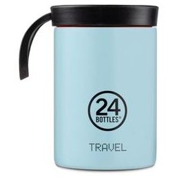 Thule 24Bottles® Travel Tumbler Snack Pot 350ml mit Fill&Go Lid Cloud Blue