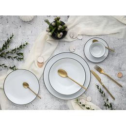 Creatable Luna Black Line Geschirr-Set