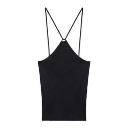 Mango Knitted Top 'ANGELINA' female Black size L