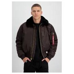 Bomberjacke Alpha Industries "Alpha Industries Men - Bomber Jackets B-15 (HERITAGE)" Gr. M, braun (hunter braun) Herren Jacken