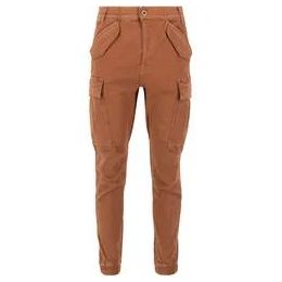 Cargohose Alpha Industries "Alpha Industries Men - Pants Airman Pant" Gr. 33, Normalgrößen, braun (hazel brown) Herren Hosen