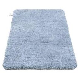 Badematte Tom Tailor "Cozy Bath UNI" Badematten Gr. rechteckig (60cm x 100cm), Polyester, blau (light blau) Badteppich, Uni Farben, rechteckig, rund und oval erhältlich