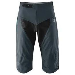 Radhose Gonso "RASASS" Gr. 5XL, Normalgrößen, grau (anthrazit) Herren Hosen Bike-Shorts, MTB Fahrradhose mit Sitzpolster, Bund flexibel