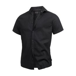 INDICODE JEANS Hemd Herren Größe M schwarz