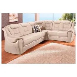 Sit & More Ecksofa SIT & MORE "Bellevue L-Form" Sofas Gr. B/H/T: 265cm x 94cm x 215cm, Luxus-Microfaser ALTARA NUBUCK, langer Schenkel links, ohne Bettfunktion, beige (natur) wahlweise mit Bettfunktion