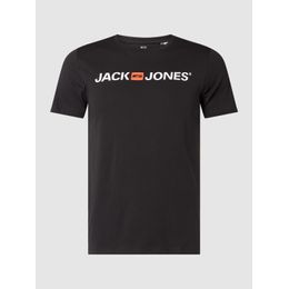 Jack & Jones T-Shirt mit Label-Print Modell 'CORP'