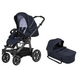 Kombi-Kinderwagen Hartan "Racer GTS - Casual Collection", blau (navy stripes), Baby, Polyester, Baumwolle, Kinderwagen, mit Kombitasche; Made in Germany