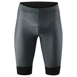 Fahrradhose Gonso "SQlab GO M" Gr. S, Normalgrößen, grau (dunkelgrau) Herren Hosen Radhose mit Sitzpolster, kurze moderne Radlerhose, Tight Fit