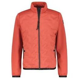 Outdoorjacke Lerros "Lerros Sportliche Hybrid-Jacke" Gr. 5XL, rot (deep coral rot) Herren Jacken Wasser_Wind