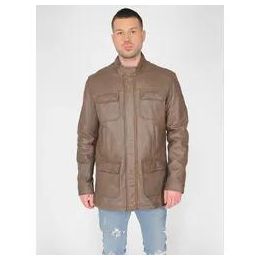 Lederjacke JCC "3102160" Gr. 52, braun (antique brown) Herren Jacken