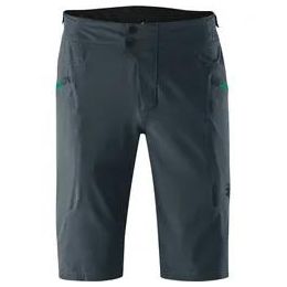 Radhose Gonso "VALDES" Gr. 5XL, Normalgrößen, grau (anthrazit) Herren Hosen Bike-Shorts, atmungsaktive MTB Fahrradhose, Bund regulierbar