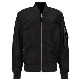 Bomberjacke Alpha Industries "Alpha Industries Men - Bomber Jackets MA-1 VF LW" Gr. S, schwarz (schwarz, copper) Herren Jacken