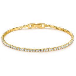 Glanzstücke München Glanzstücke München Silberarmband gelbgold, aus Sterling Silber, 21 cm
