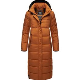 Steppmantel Navahoo "Isalie" Gr. S (36), braun (zimt), Damen, Oberstoff: 100% Polyester, Futter: 100% Polyester, Wattierung: 100% Polyester, Ärmelfutter: 100% Polyester, Mäntel, zeitloser Wintermantel mit abnehmbarer Kapuze