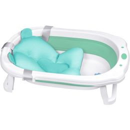 82x50x20cm Faltbare Badewannen Klappbare Babybadewanne Rutschfest Kinderbadewanne Sicherheits Duschwanne für Neugeborene Kleinkinder von 0-8 Jahren,