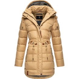 Steppmantel Navahoo "Daliee" Gr. M (38), beige, Damen, Oberstoff: 100% Polyester, Futter: 100% Polyester, Wattierung: 100% Polyester, Ärmelfutter: 100% Polyester, Mäntel, Stylischer Winterparka mit abnehmbarer Kapuze