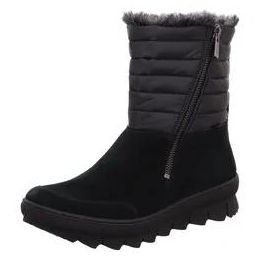 Snowboots Legero "Winterstiefel NOVARA" Gr. 42, schwarz Damen Schuhe mit wasserdichter Gore-Tex-Membrane