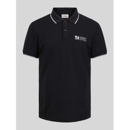 s.Oliver RED LABEL Regular Fit Poloshirt mit Label-Print