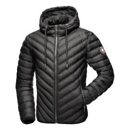 Steppjacke Navahoo "Fey-Tun" Gr. XXL (56), schwarz Herren Jacken stylische Übergangsjacke mit Kapuze