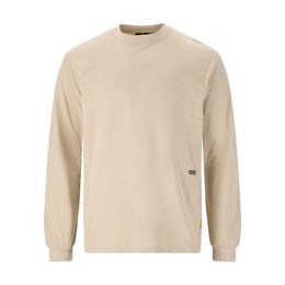 SOS Langarmshirt 'Mestia' Herren Gr&ouml;&szlig;e M beige