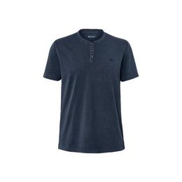 Tchibo Kurzarm Henley »Mustang« - Blau - Gr.: XXL