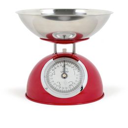 LIVOO - Mechanische küchenwaage 5kg - 20g rot dom443r