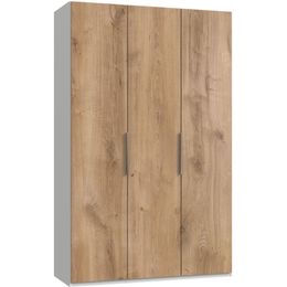 Kleiderschrank wimex "Level by fresh to go" Schränke Gr. B/H/T: 150 cm x 236 cm x 58 cm, 3 St., weiß (weiß, plankeneichefarben) Kleiderschränke ohne Schubladen