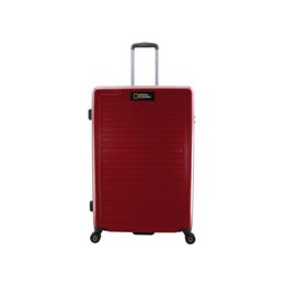 Koffer National Geographic "CRUISE" Gr. B/H/T: 52.00 cm x 78.00 cm x 28.00 cm, rot (weinrot) Koffer Trolleys mit praktischem TSA-Schloss