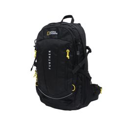 Cityrucksack National Geographic "Destination" Gr. B: 33.50 cm, schwarz Rucksäcke mit vielen Fächern